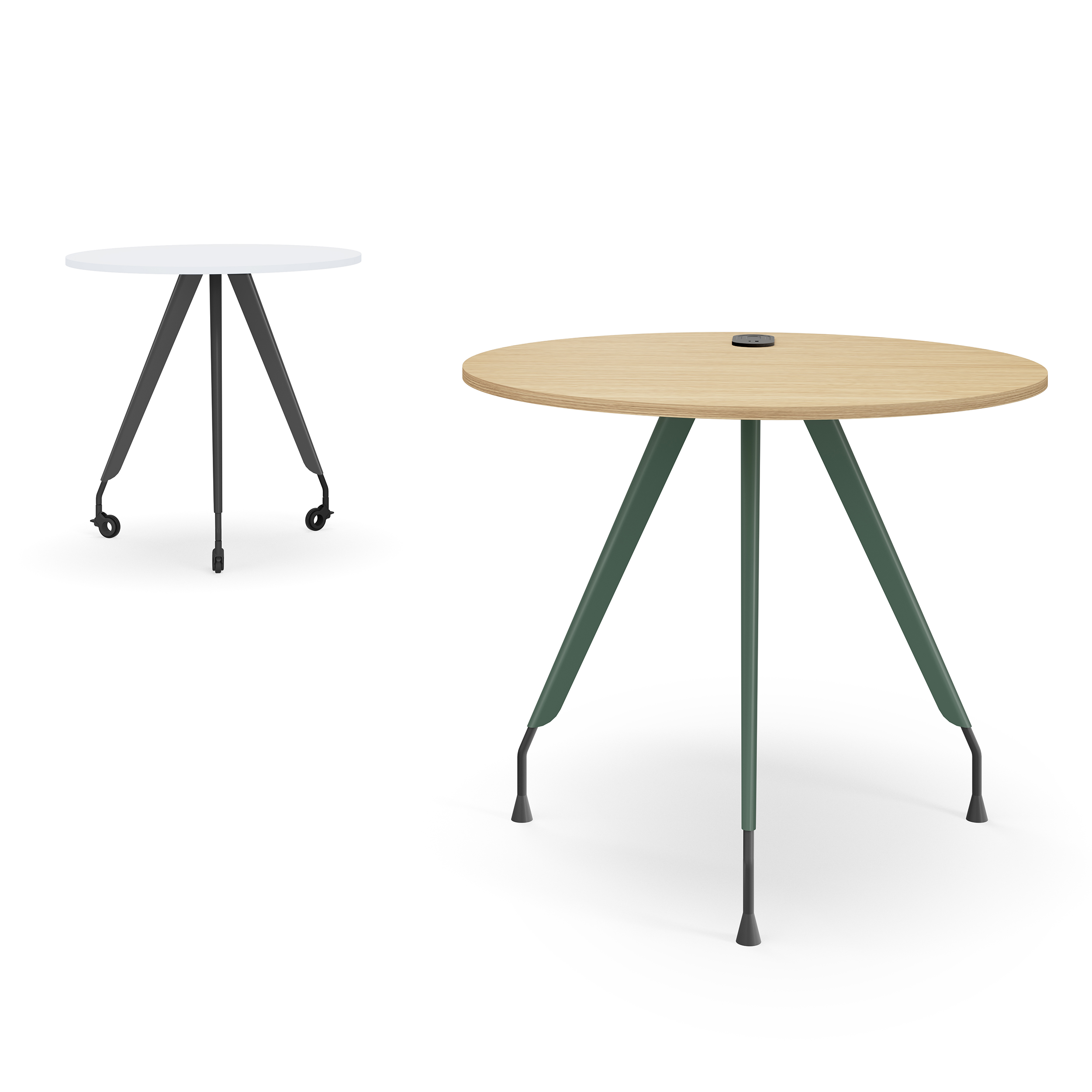 Birds Round Table with and without Castor_MFH_CG_AAC_HG | Lamex Office ...