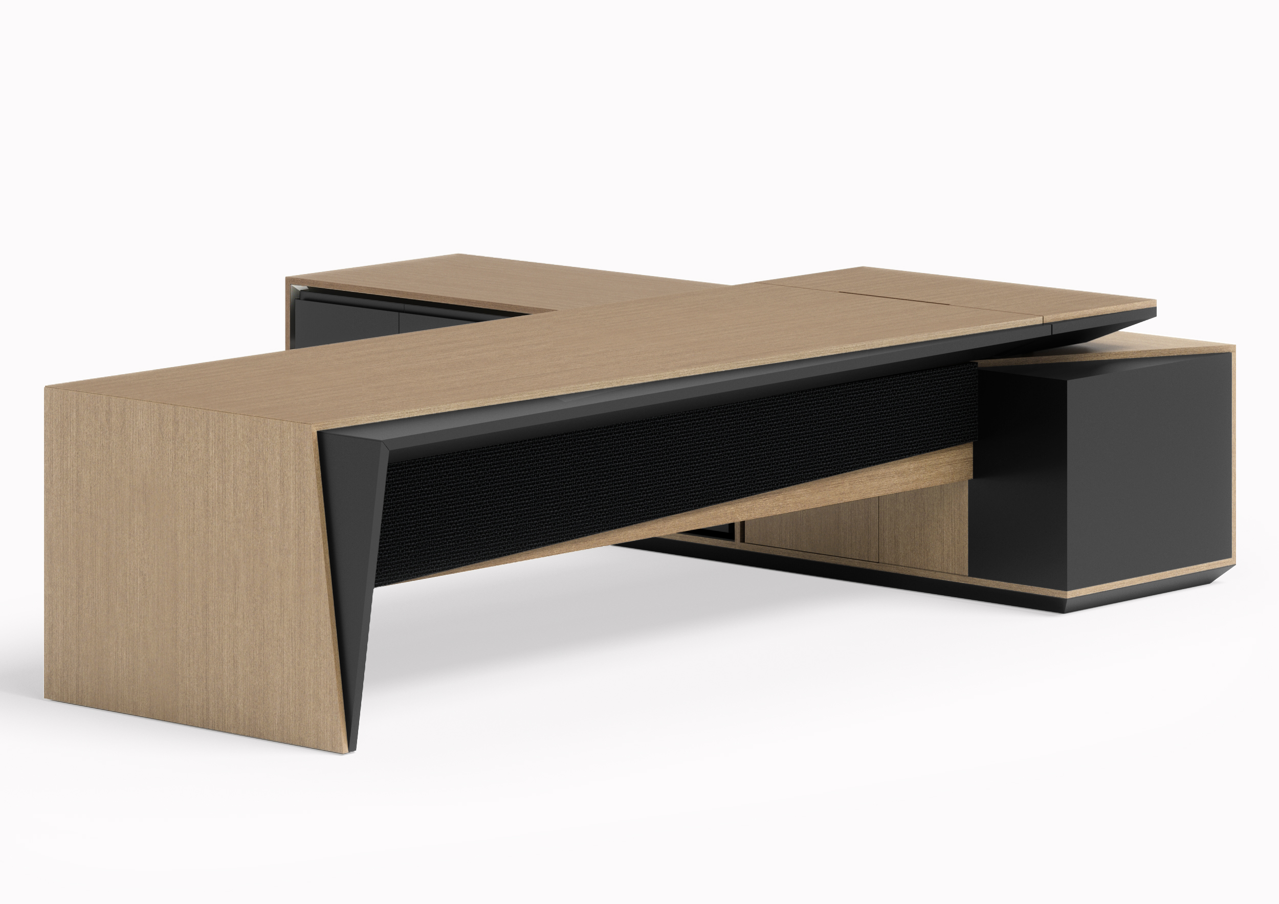 Apex - Executive Desk with Return Cabinet_The Himalayas | Lamex Office ...
