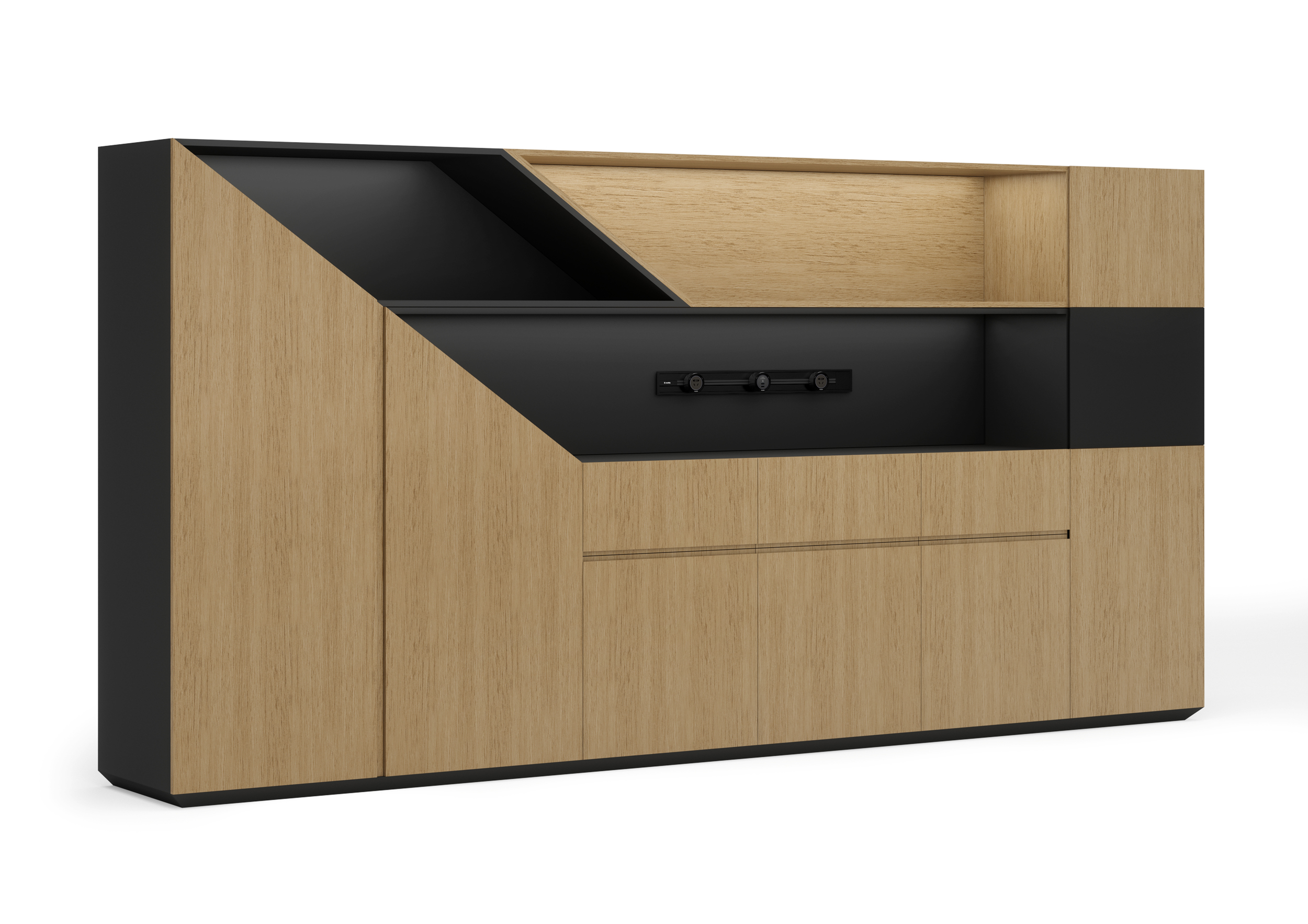 17 - Apex - Back Credenza_Mount Fuji | Lamex Office Furniture ...