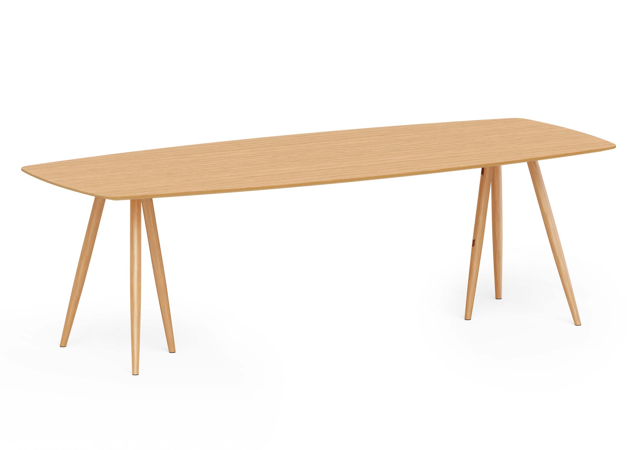 13 - Brunch MFC - Ovoid Meeting Table with Hydrographic Printing Leg ...