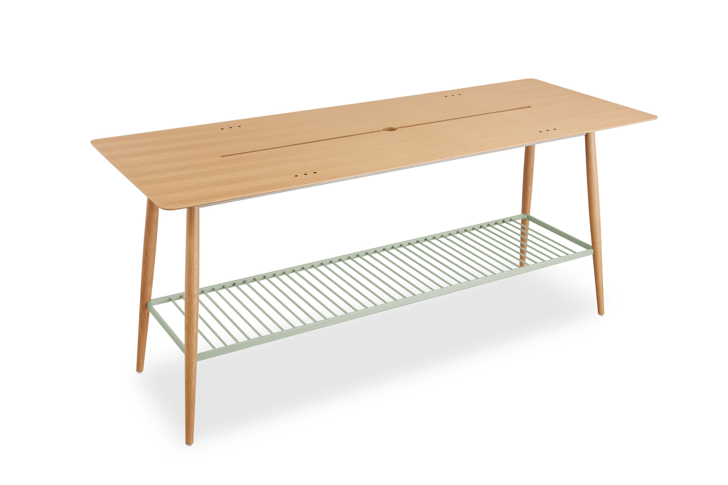 2 - Commons Veneer - Island High Table with Slot and USB Port_VRO_SA ...