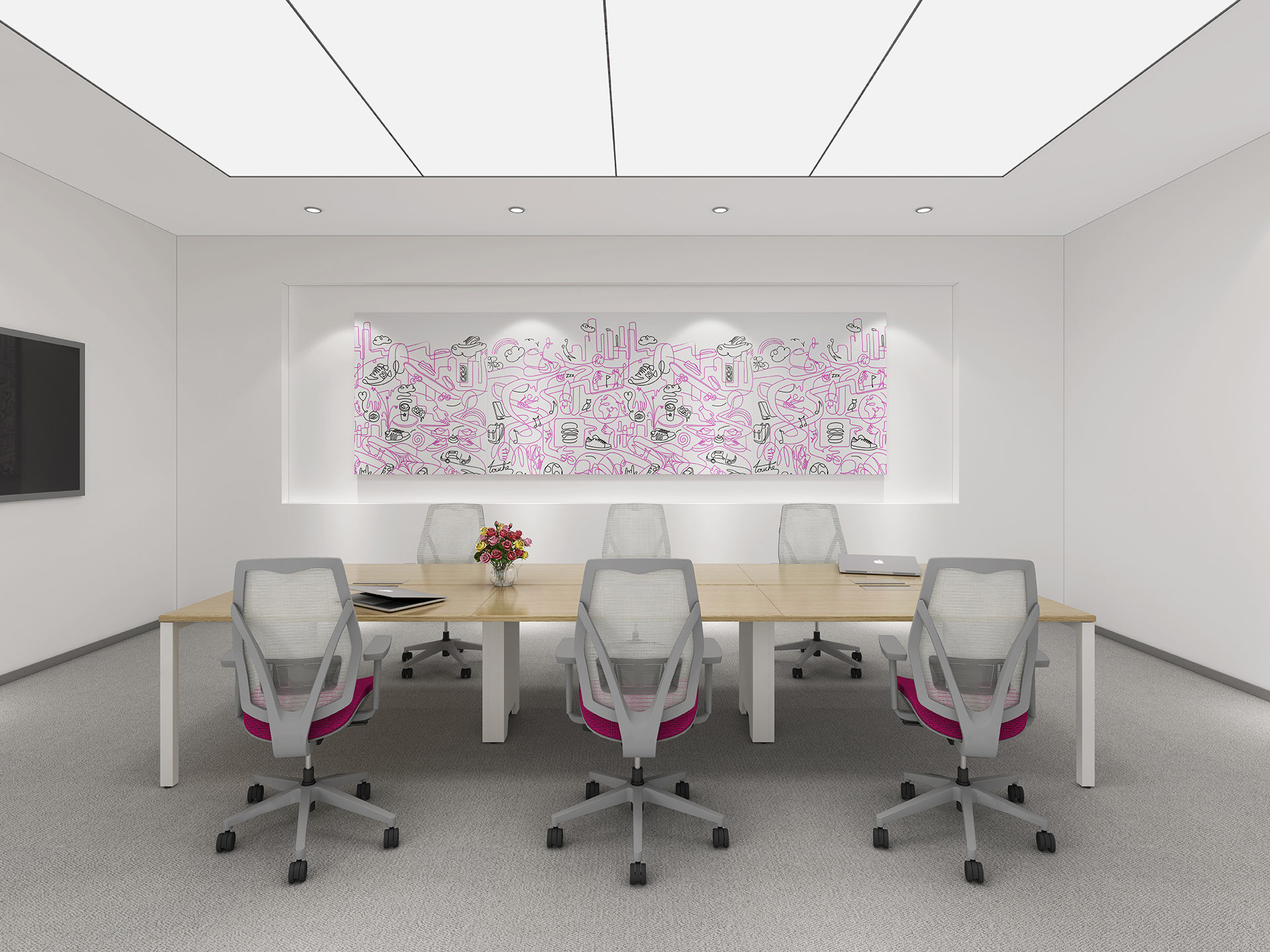 3 - Conference Room with Verta Task Chair_MA02_BF20B.jpg | Lamex Office ...