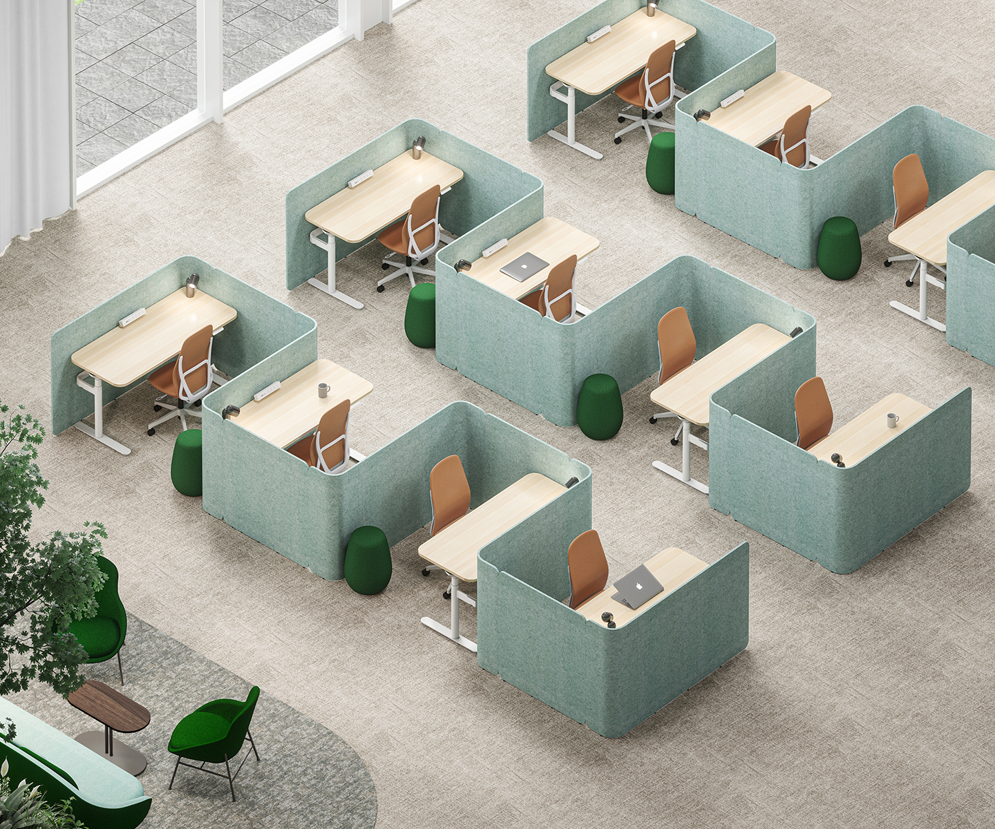 6 - Duplex Height-adjustable Desk, Cocoon and Astrid.jpg | Lamex Office ...