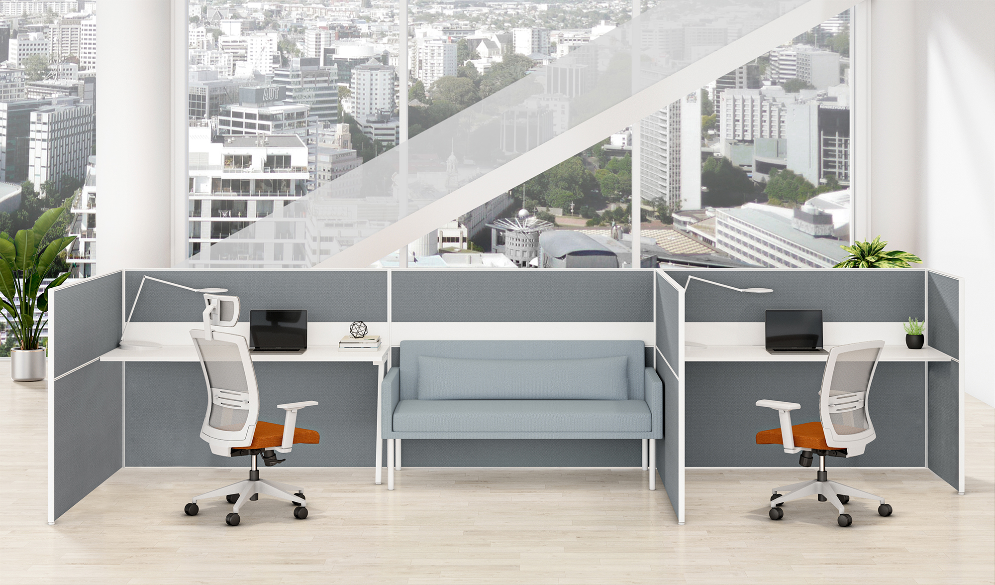 4-Array Chair - Grey Frame - Workstation.jpg | Lamex Office Furniture ...
