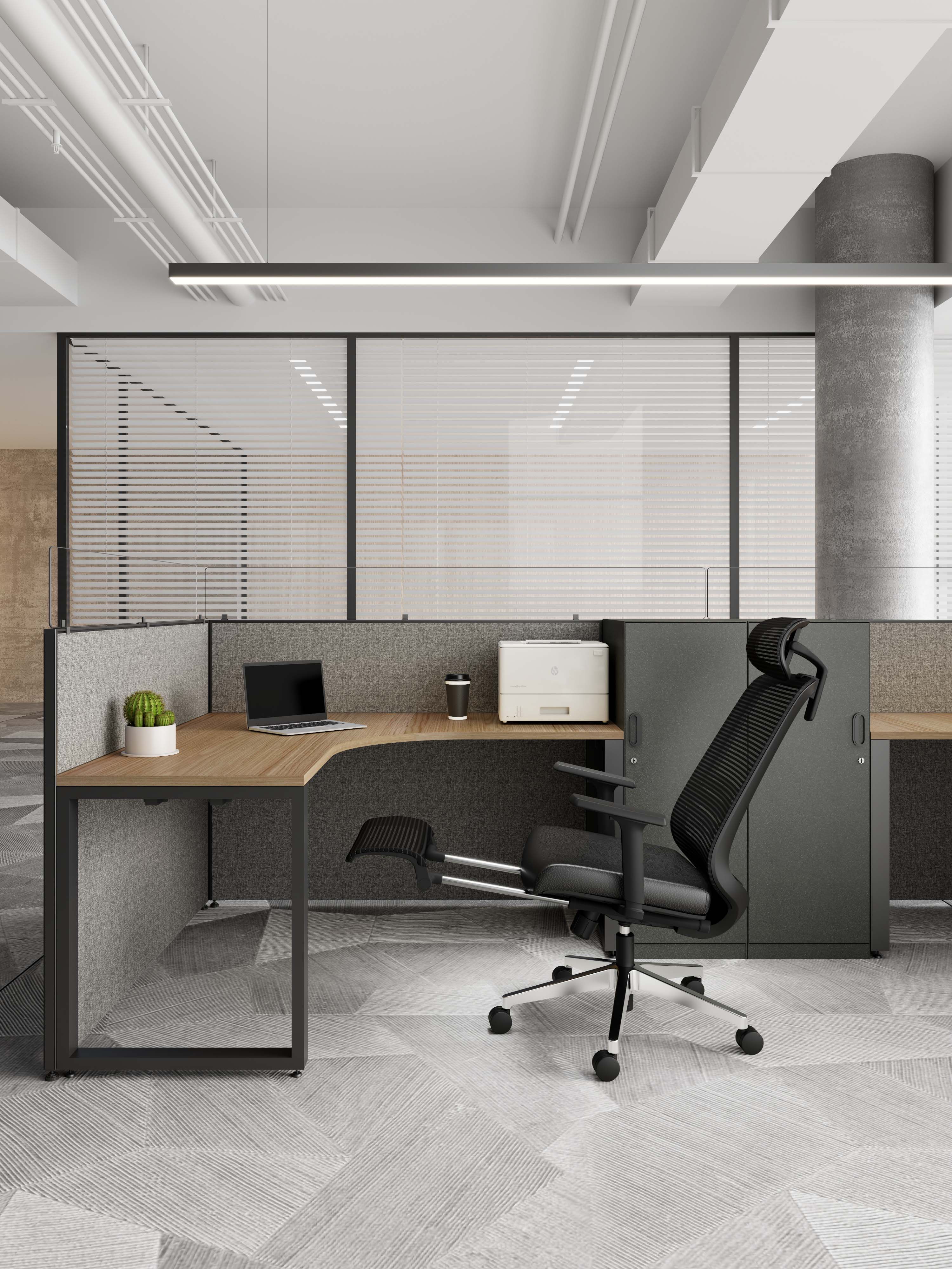 7 - Ezee Chair with Footrest, Avail Panel and Cube.jpg | Lamex Office ...