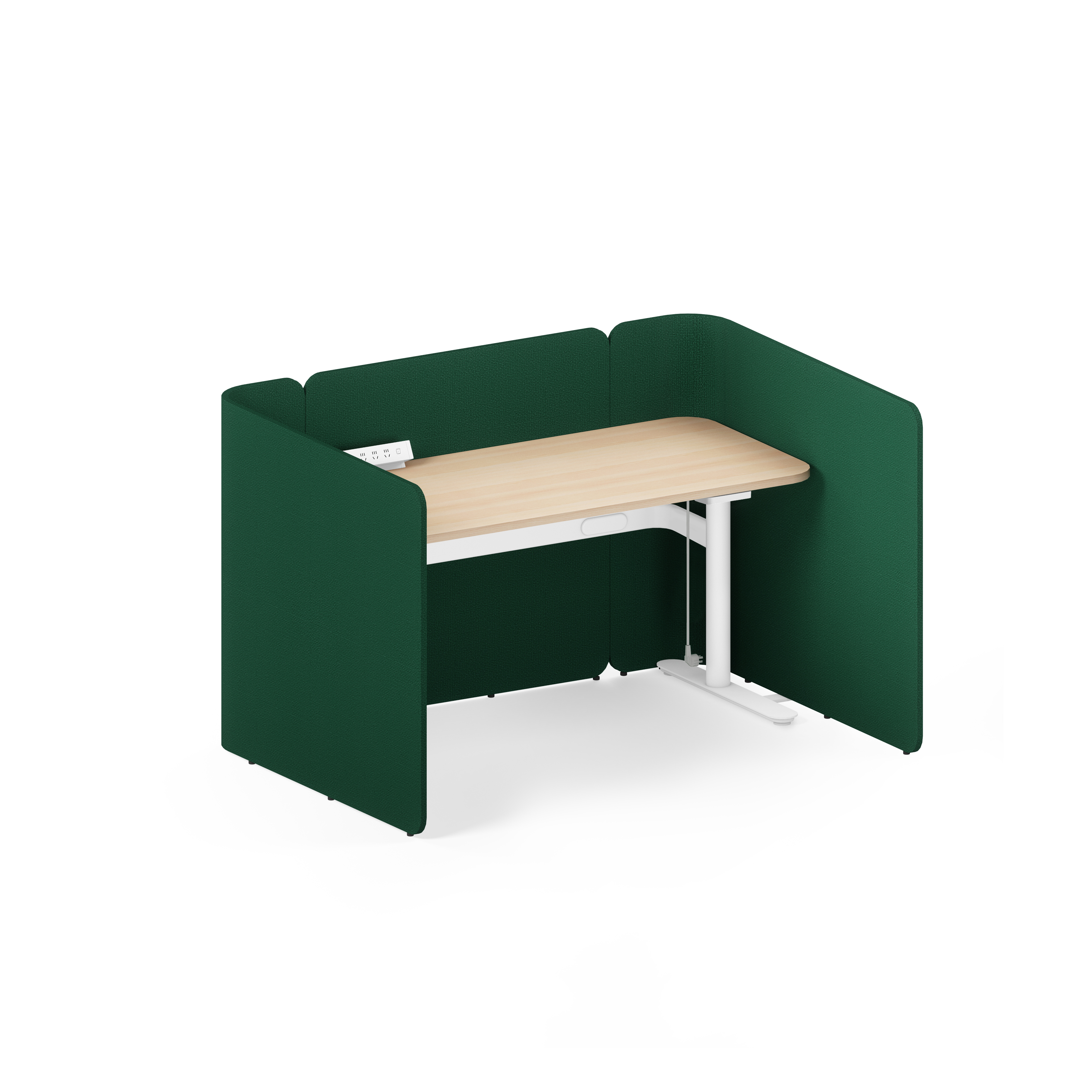 15 - 1 Seater Duplex Pod with Combined Floor Screen_MD32 | Lamex Office ...